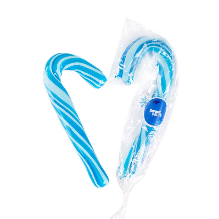 blue raspberry candy canes