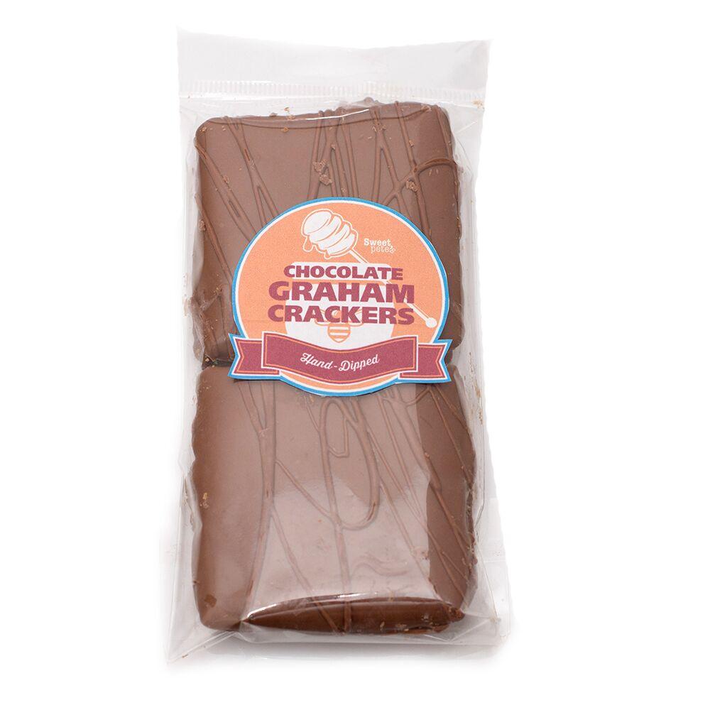 Chocolate Dipped Graham Crackers | Sweet Pete's Candy