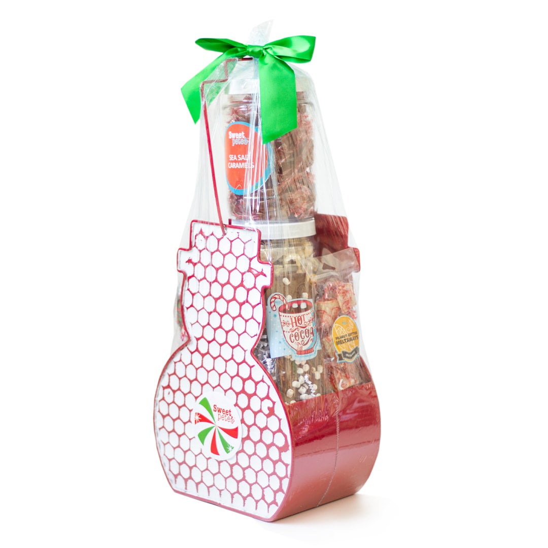 Fun Christmas Chocolate & Candy Filled Gift Tin Set | Sweet Pete's Candy