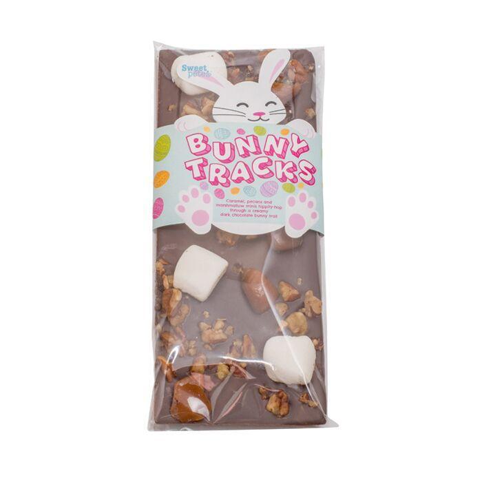 Bunny Trax Handmade Easter Chocolate Bar | Sweet Pete's Candy